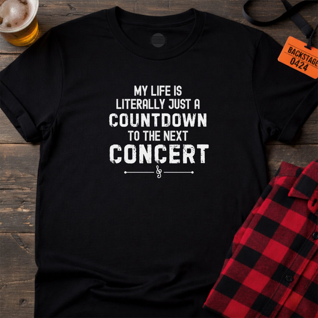 Concert Countdown T-Shirt – Perfect Fifth